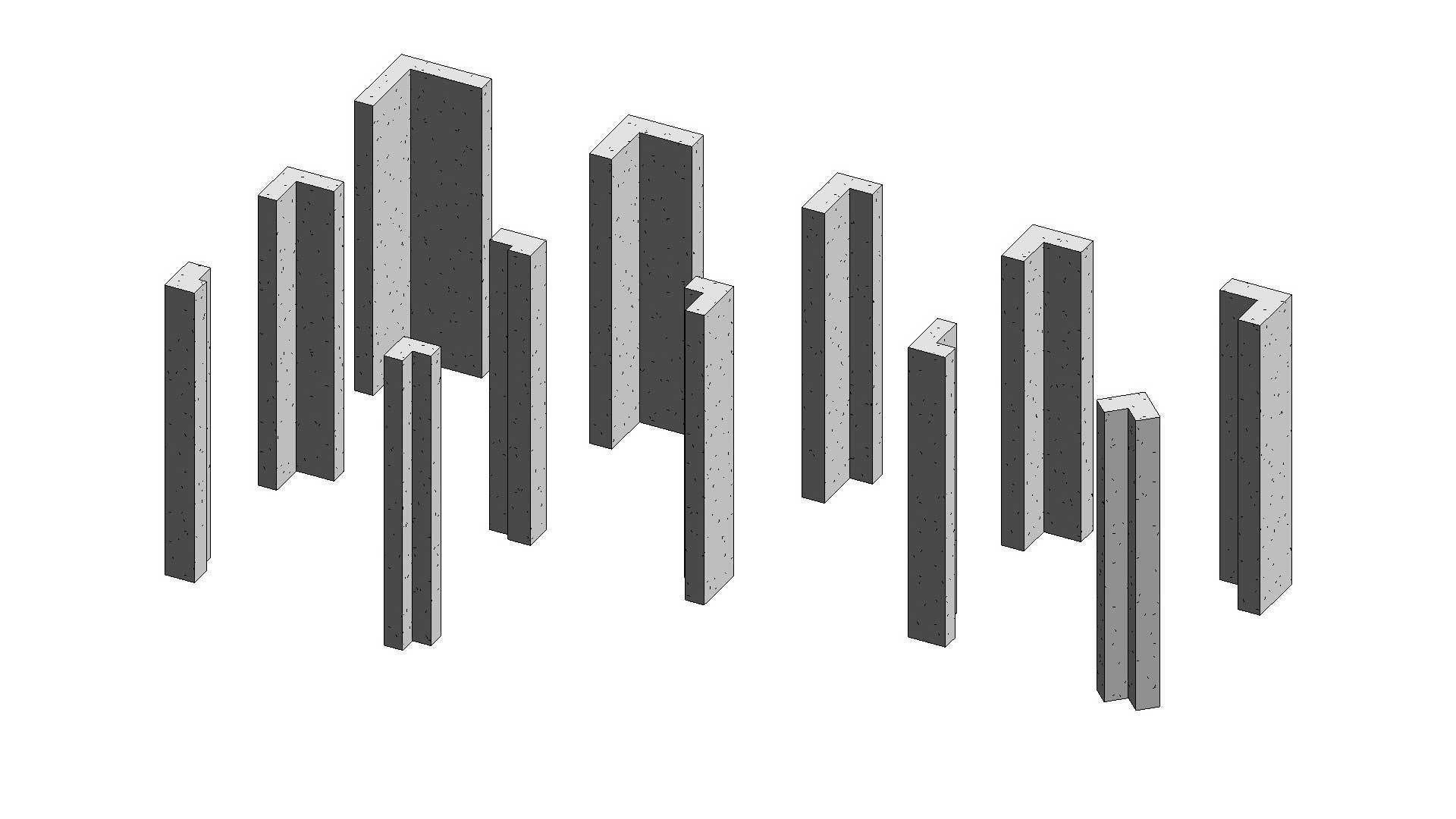 L Shaped Column 3D model | CGTrader