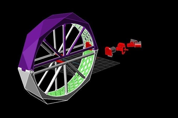 spring lock mechanism bracelet 3D model | CGTrader