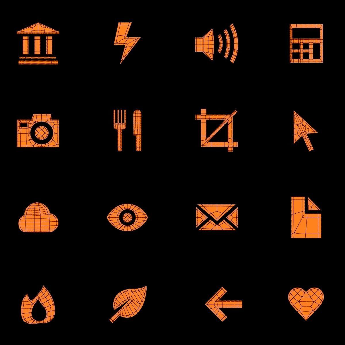 Symbols part n1 3D model | CGTrader