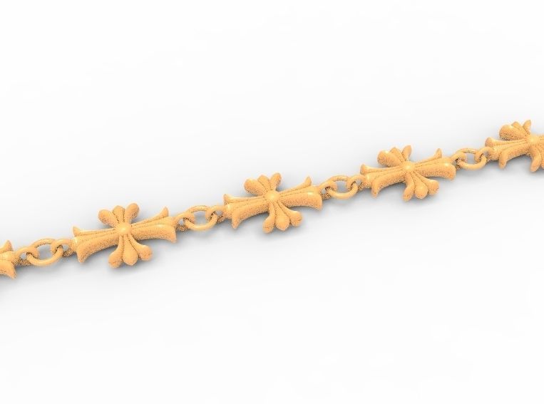 chain crosses 3D model 3D printable | CGTrader