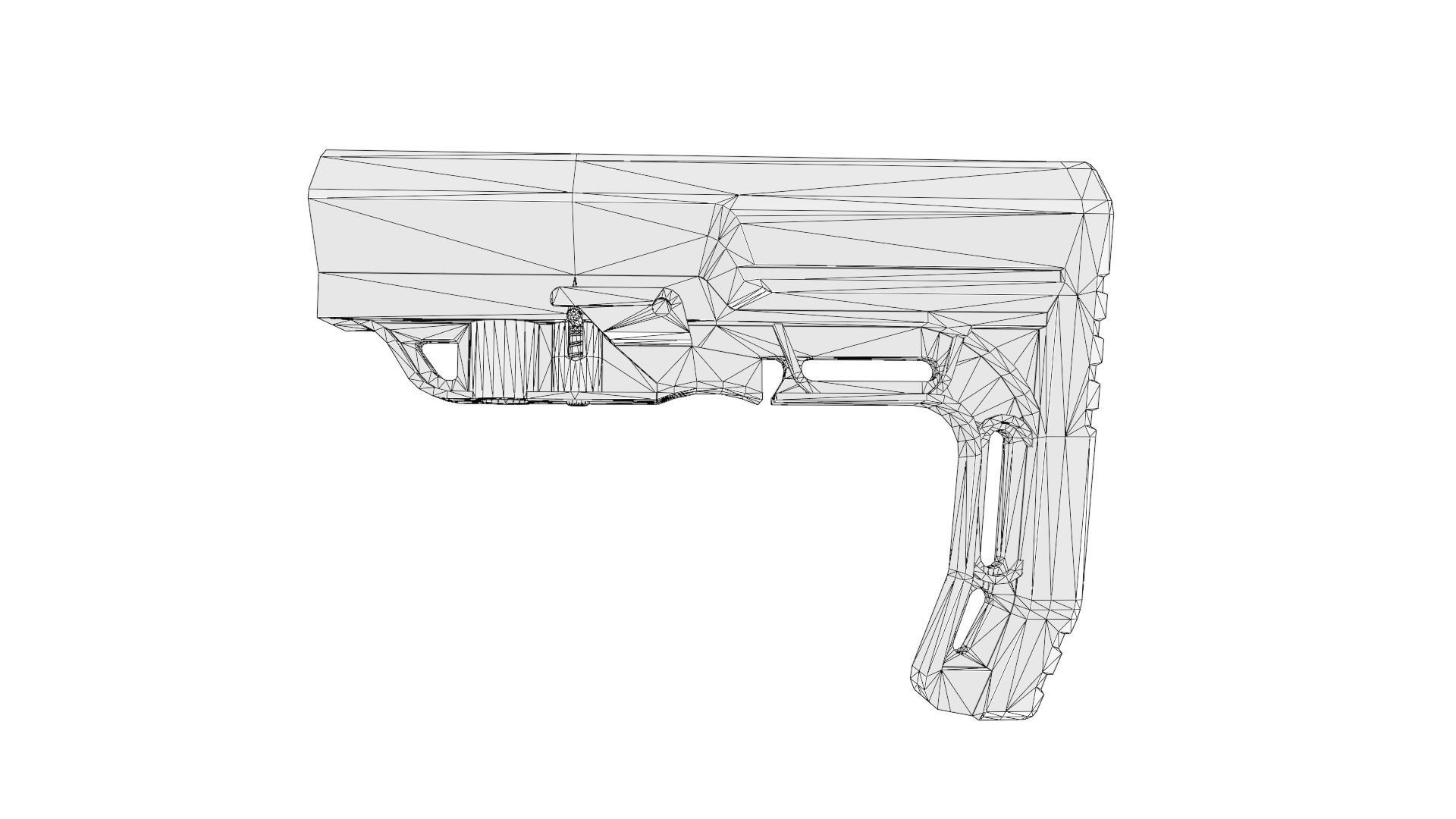 MFT - Battlelink Minimalist Stock 3D model | CGTrader