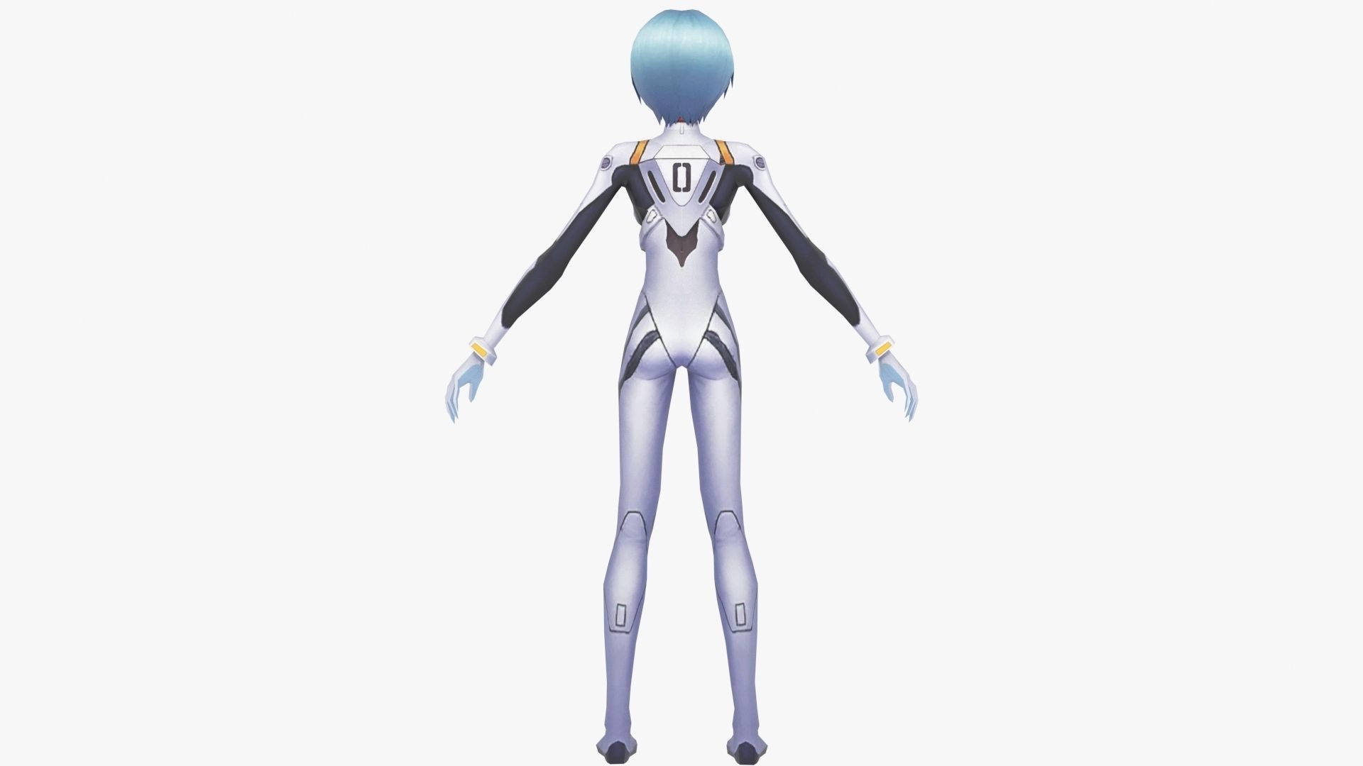 3D model Asuka Langley Soryu and Rei Ayanami - Evangelion VR / AR / low ...