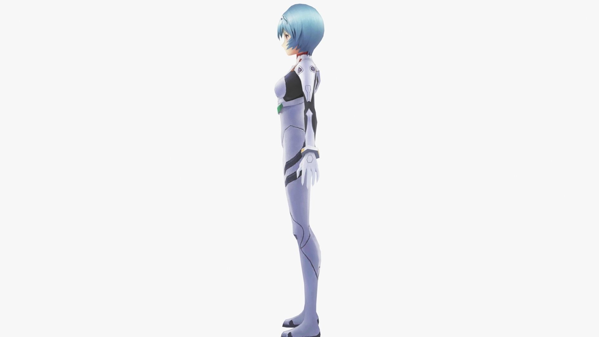 3D model Asuka Langley Soryu and Rei Ayanami - Evangelion VR / AR / low ...