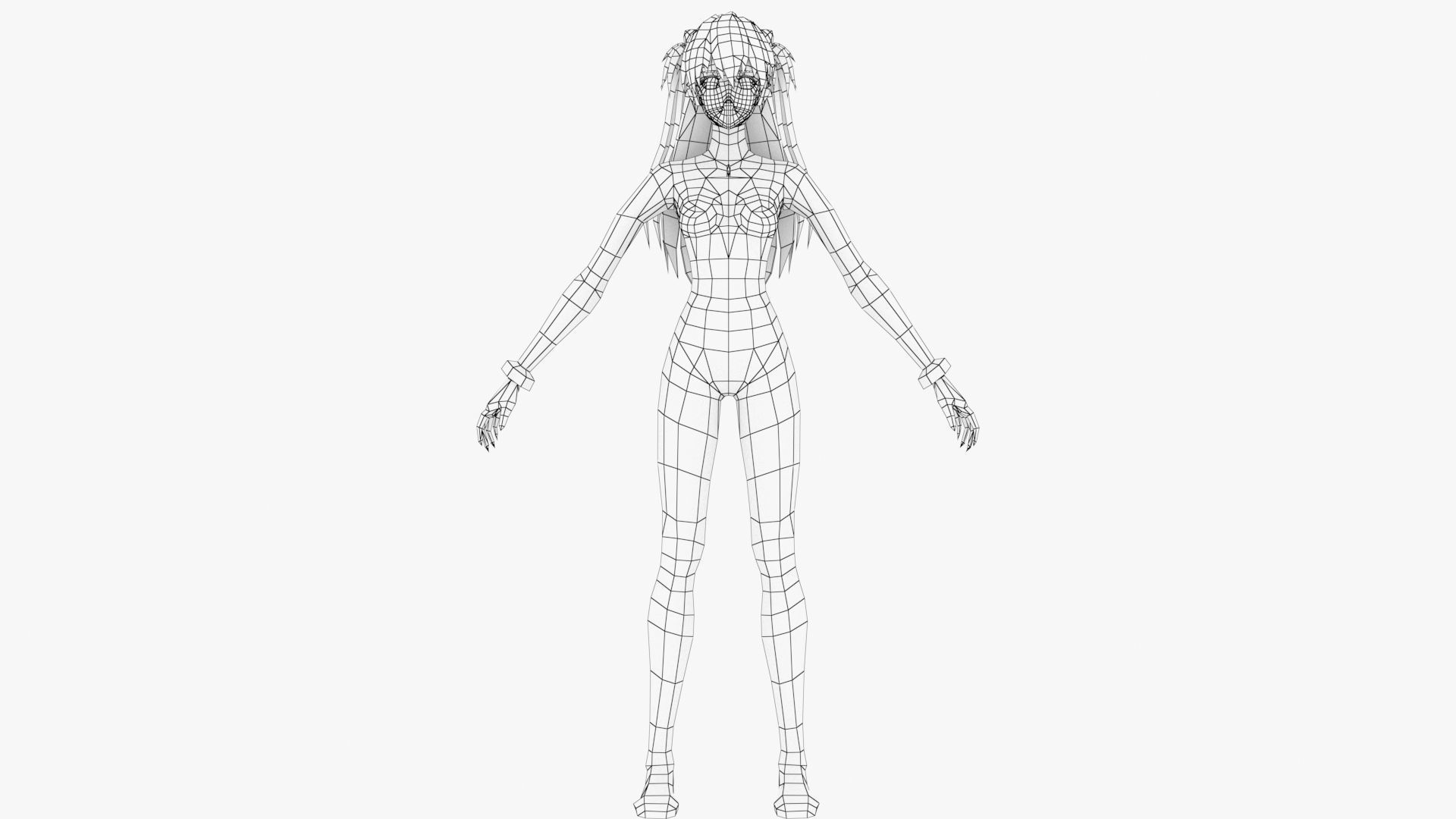 3D model Asuka Langley Soryu and Rei Ayanami - Evangelion VR / AR / low ...