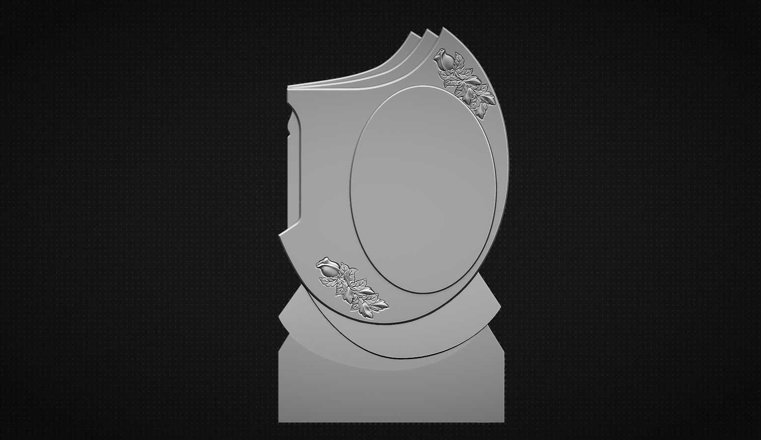 Memorial Tombstone 3D model 3D printable | CGTrader