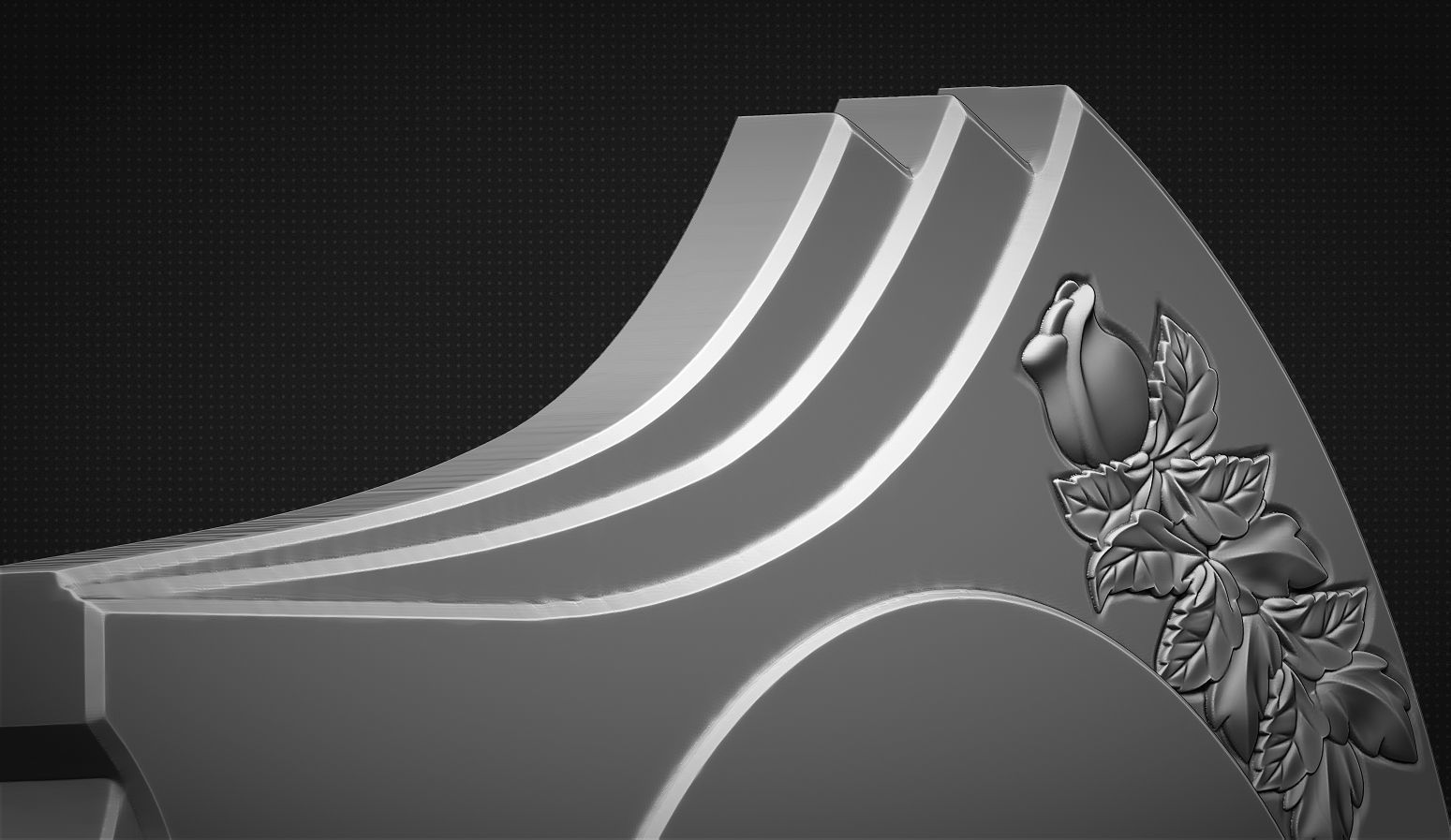 Memorial Tombstone 3D model 3D printable | CGTrader