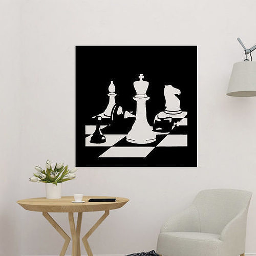 Chess Wall Decor 3D model 3D printable | CGTrader