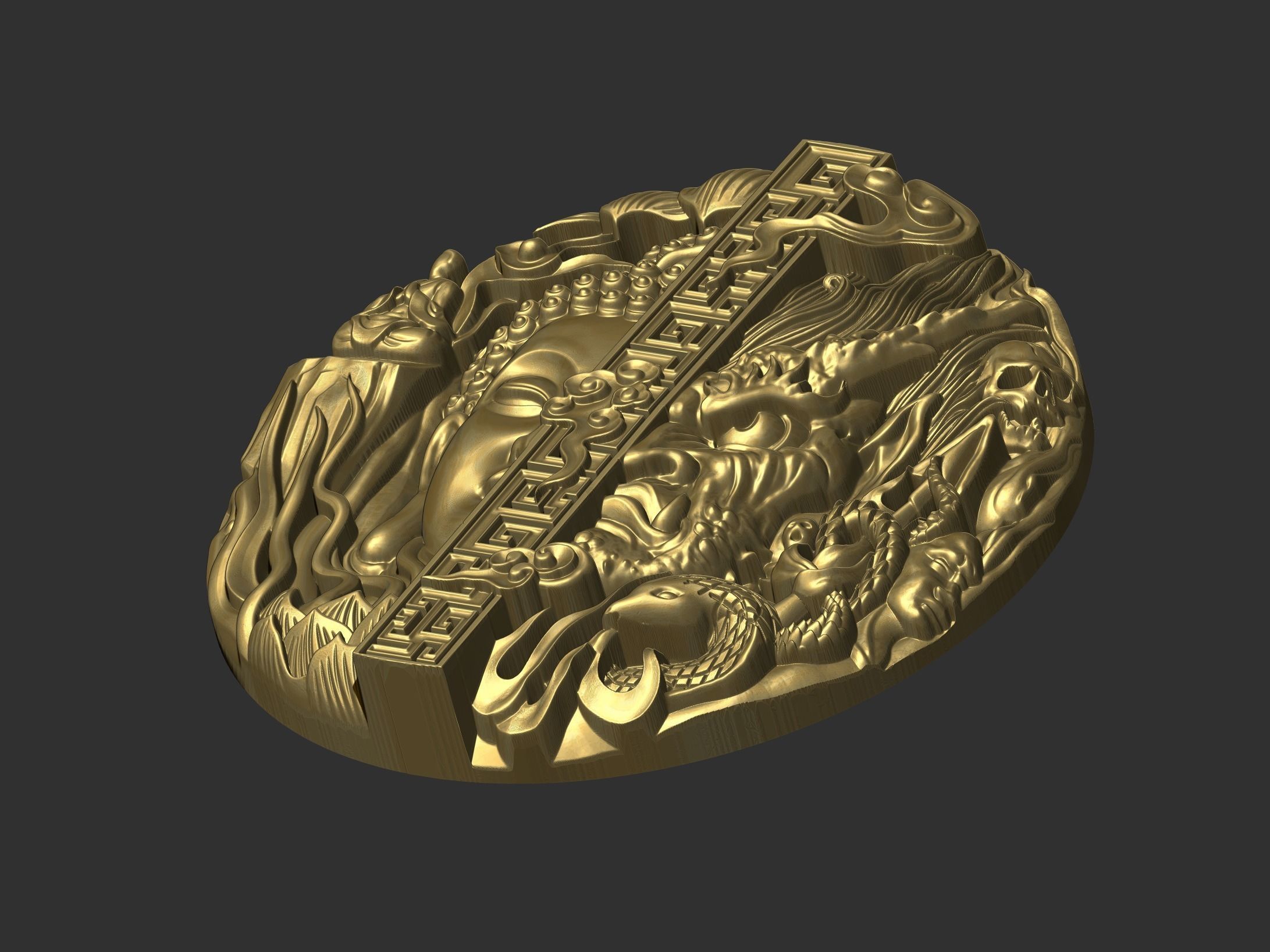 Buddha or Devil in a moment 3D model 3D printable | CGTrader