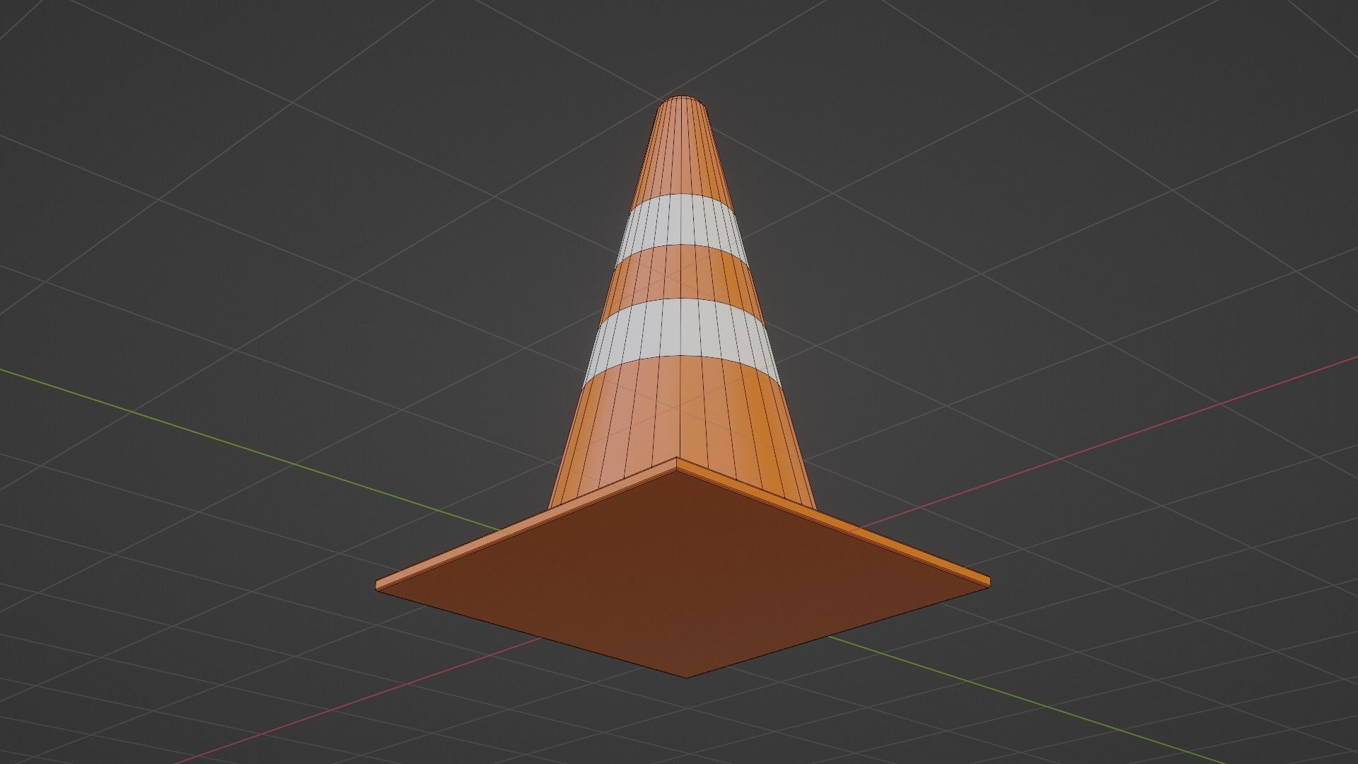 3D model Traffic Cone - low poly - Game Ready Low Poly - 3D VR / AR ...