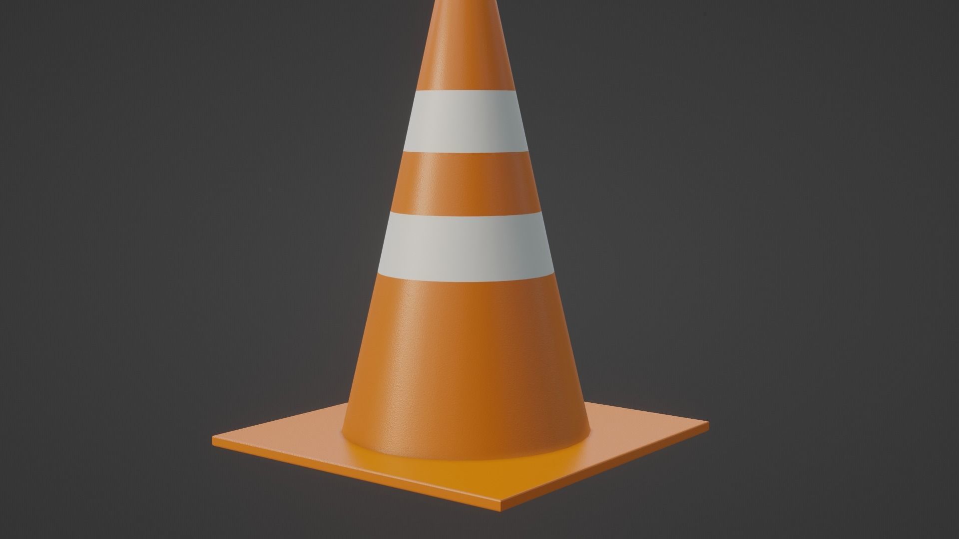 3D model Traffic Cone - low poly - Game Ready Low Poly - 3D VR / AR ...