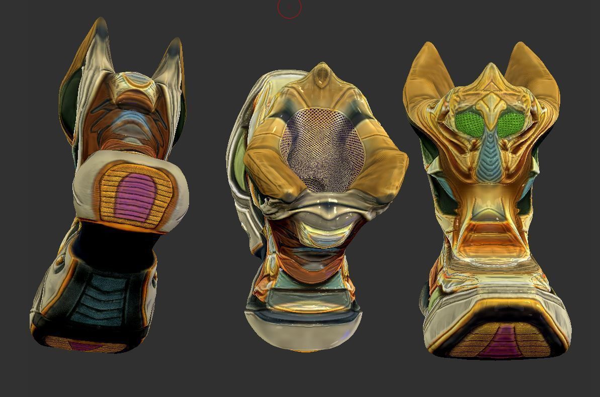 3D model Cosmic boots VR / AR / low-poly | CGTrader