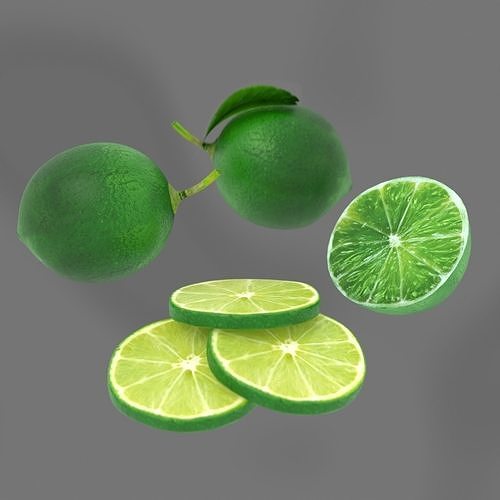 Lime set 3D model | CGTrader