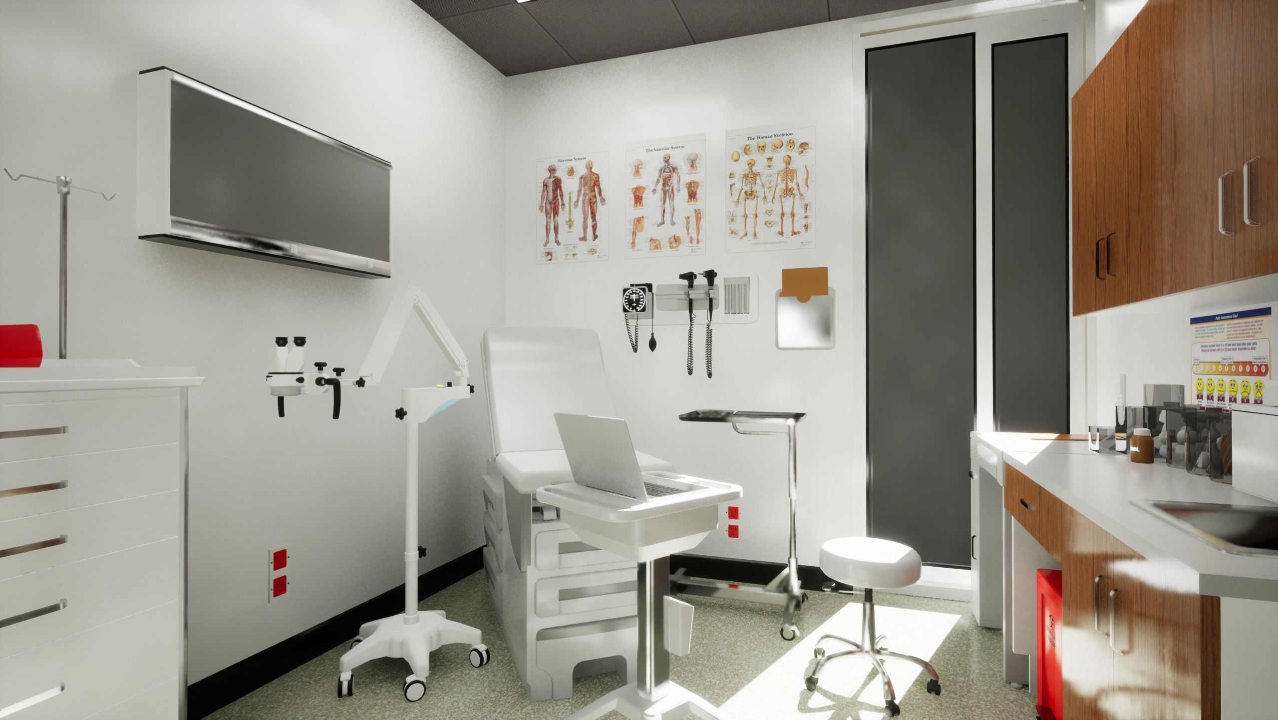 3D model Exam Room VR / AR / low-poly | CGTrader
