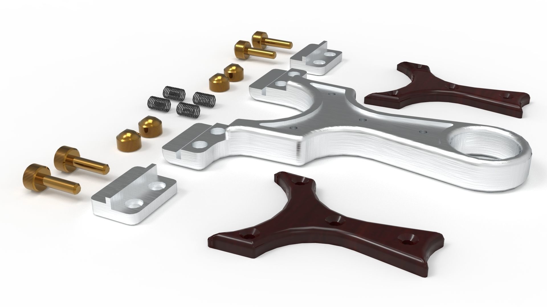 3D model Slingshot metal clamp VR / AR / low-poly | CGTrader