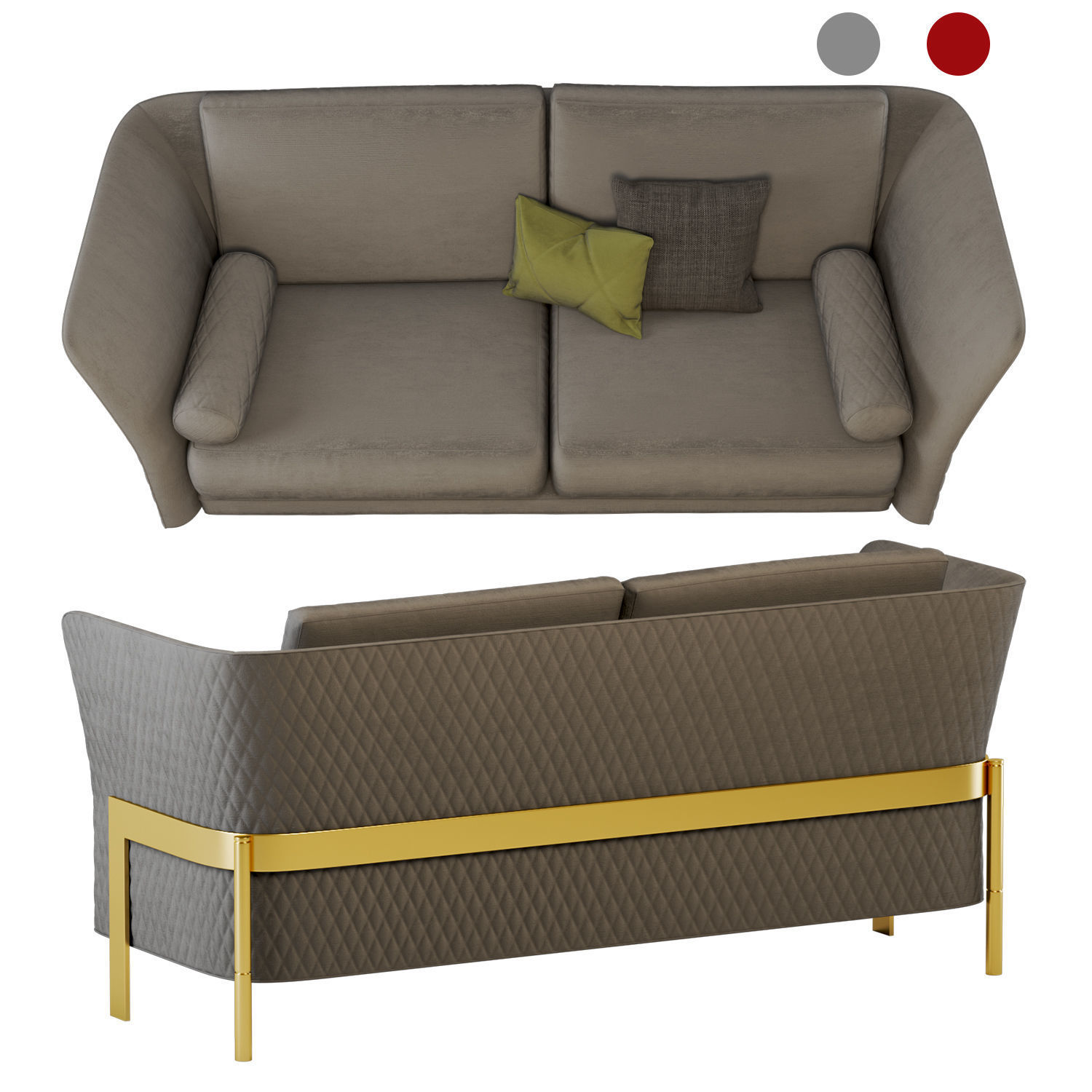 Cosmo sofa 3D model | CGTrader