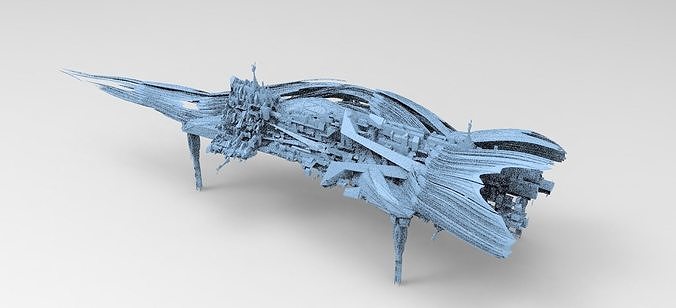 Hybrid base design Exterior Ship 2 3D model | CGTrader