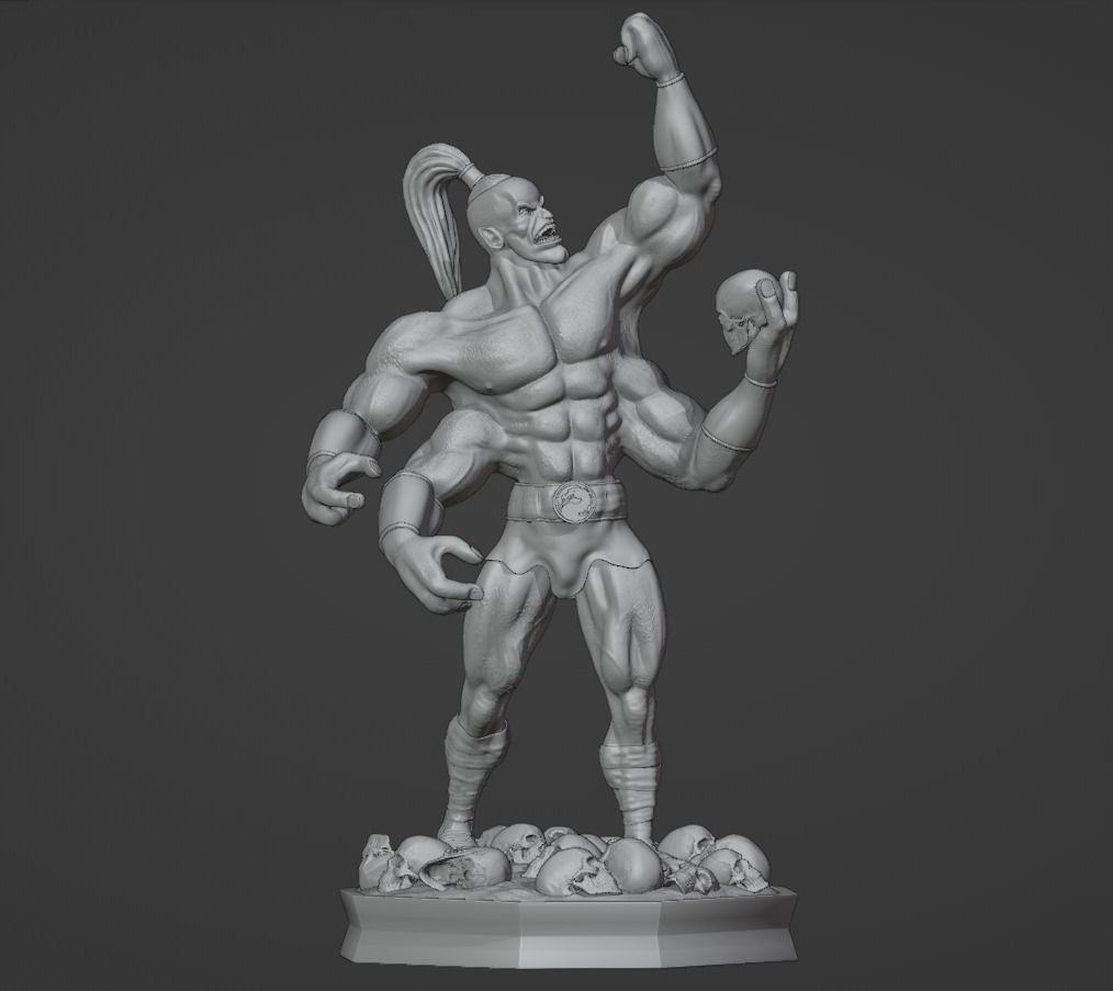 Goro - Mortal Kombat - collectible 3D model 3D printable | CGTrader