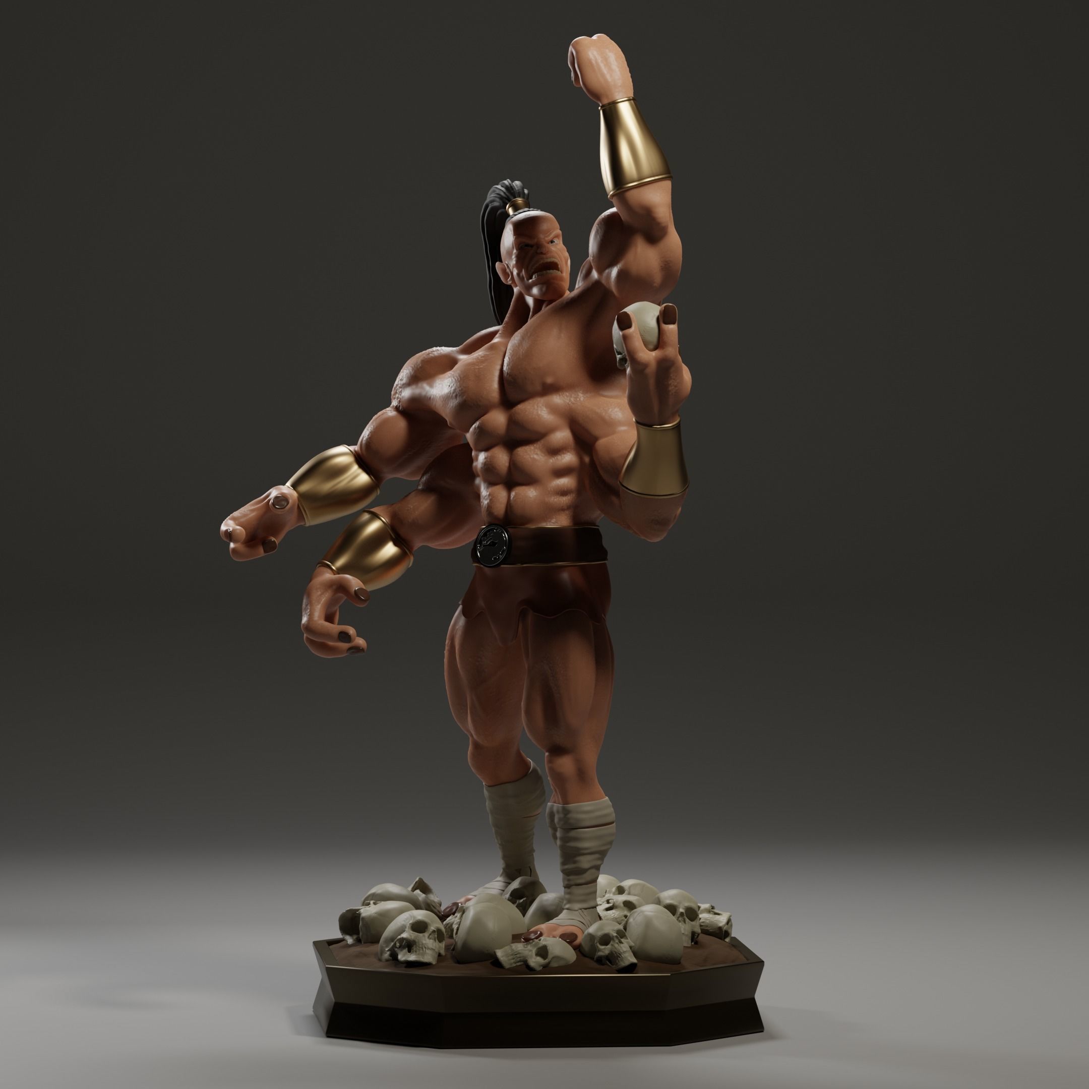 Goro - Mortal Kombat - collectible 3D model 3D printable | CGTrader