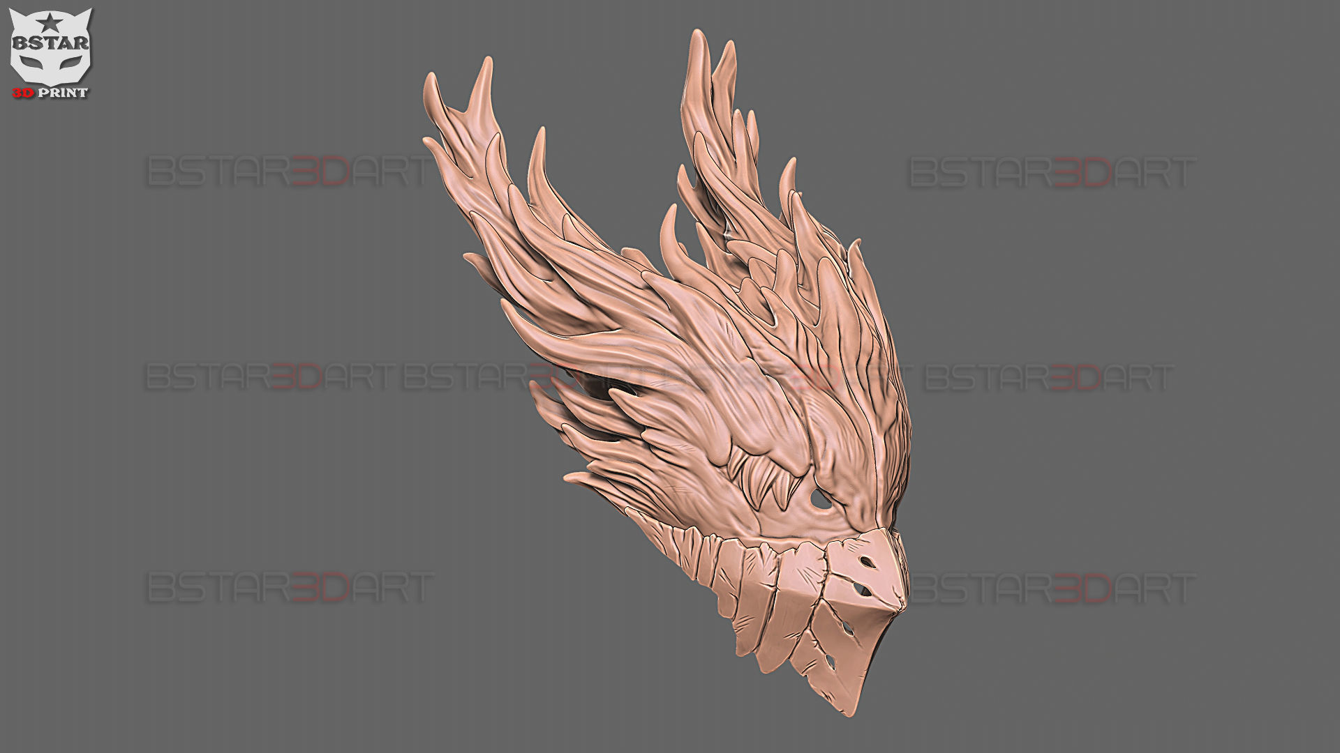 Dark Deku Mask - My Hero Academia Cosplay 3D model 3D printable | CGTrader