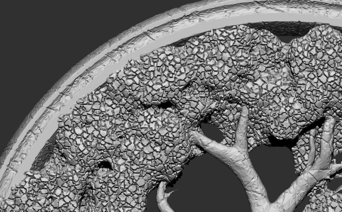 Tree Bas Relief 3D model for cnc 3d printing 3D model 3D printable ...