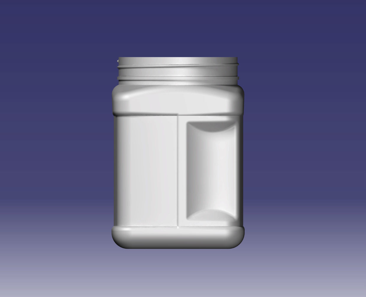 2300 ml jar 3D model | CGTrader