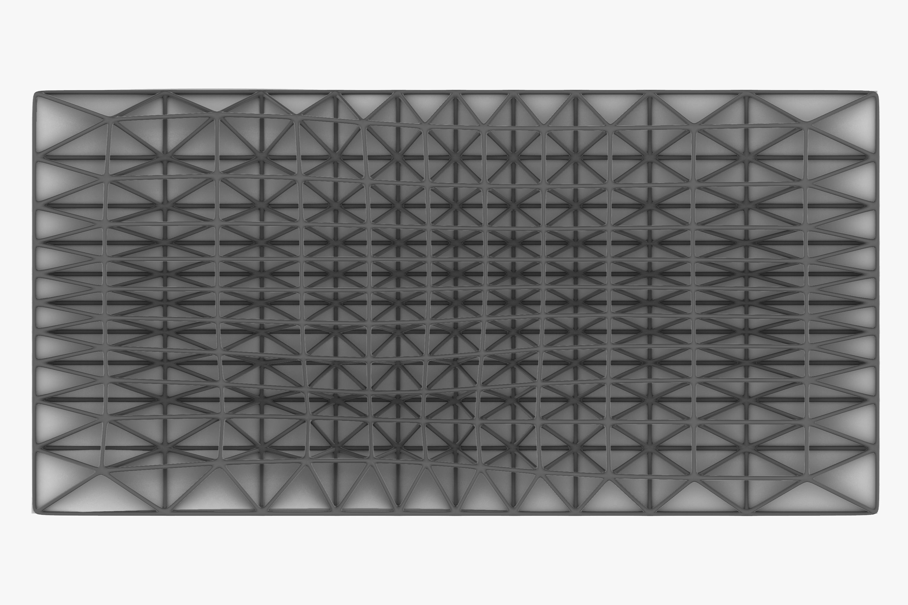 Wavy Space Truss Ceiling 3D model | CGTrader