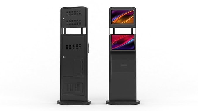 Electronic Kiosk 3D model | CGTrader