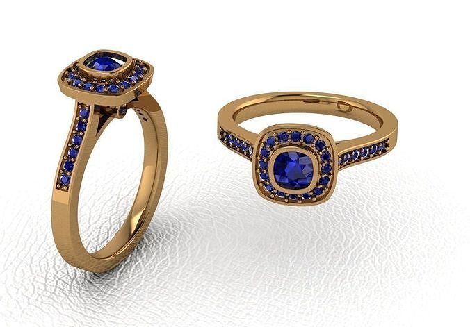 RING B457 3D model 3D printable | CGTrader