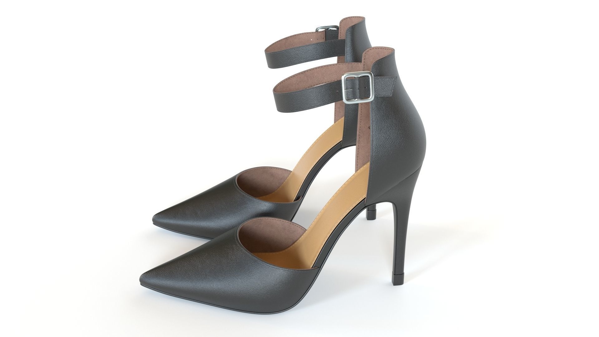 High Heels Women Shoes 3D model | CGTrader