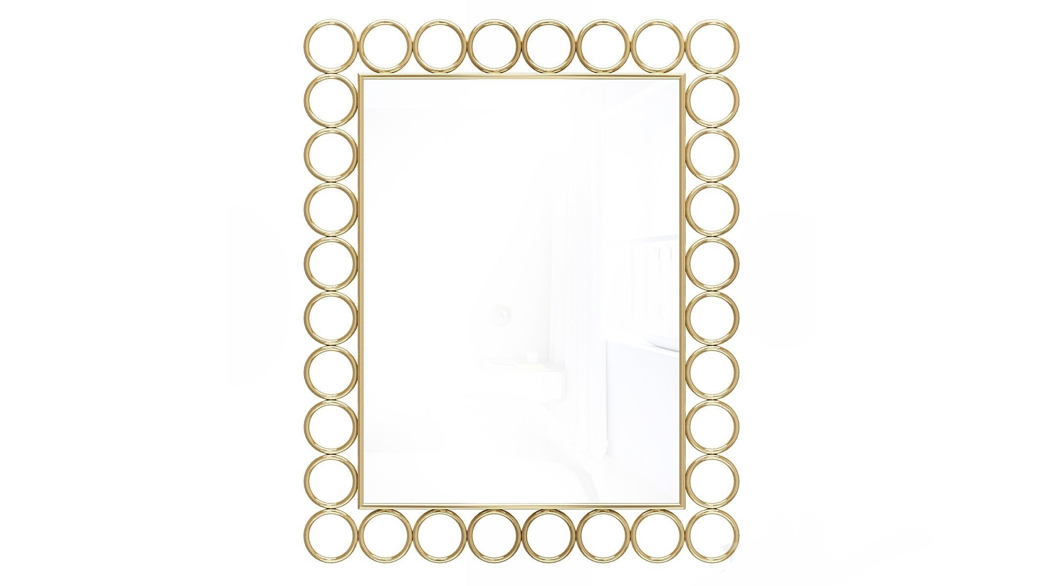 Mirror in a metal frame GZ-M1035 3D model | CGTrader