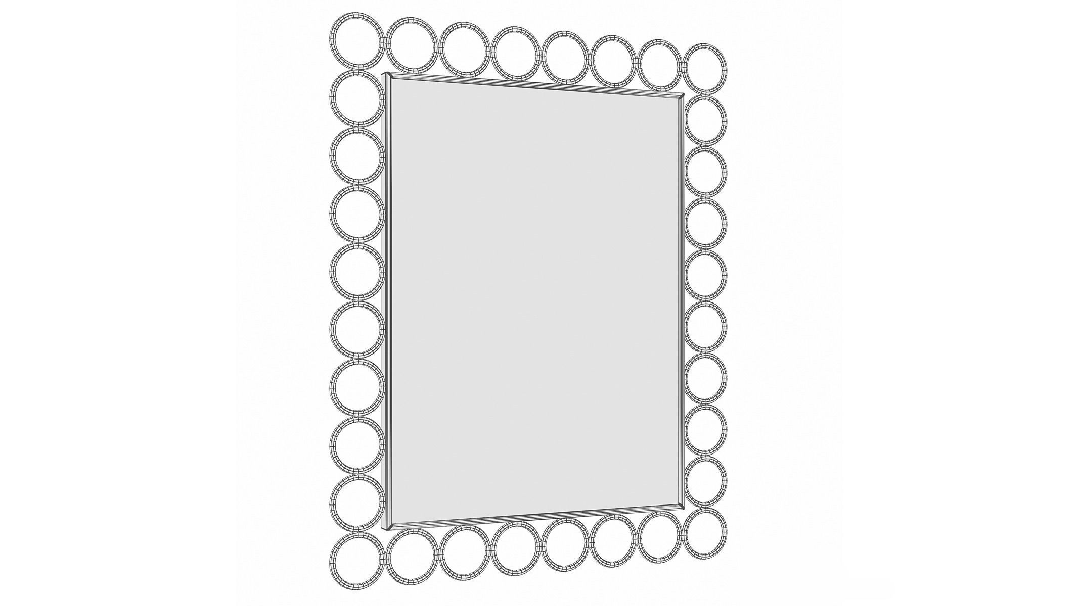Mirror in a metal frame GZ-M1035 3D model | CGTrader