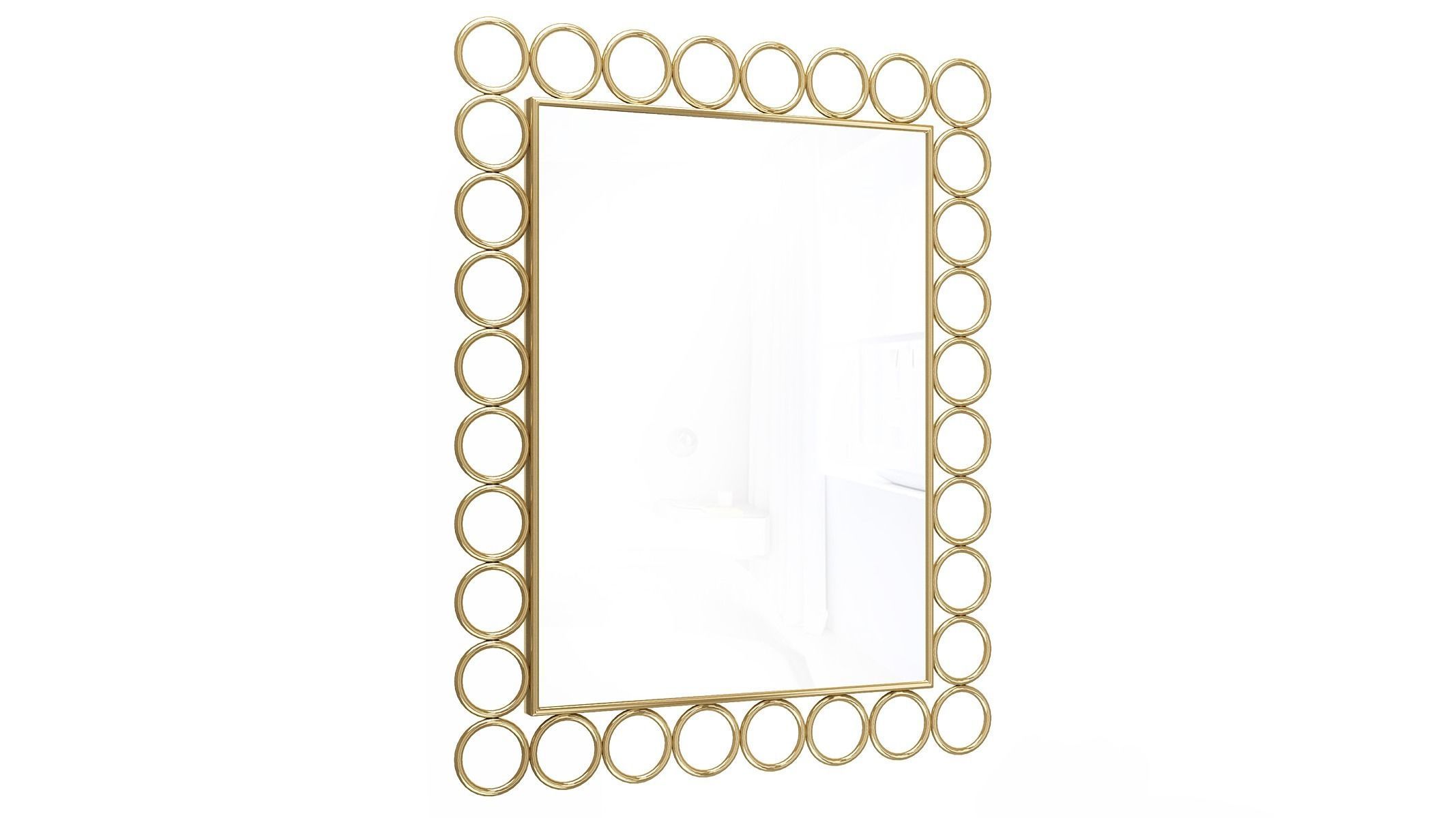 Mirror in a metal frame GZ-M1035 3D model | CGTrader