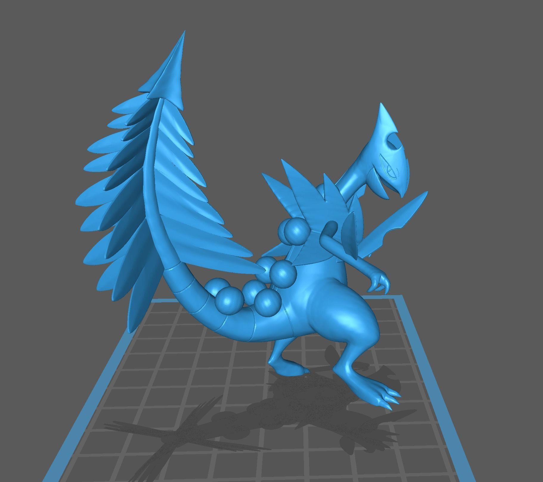 Mega Sceptile pokemon 3D print model 3D model 3D printable | CGTrader