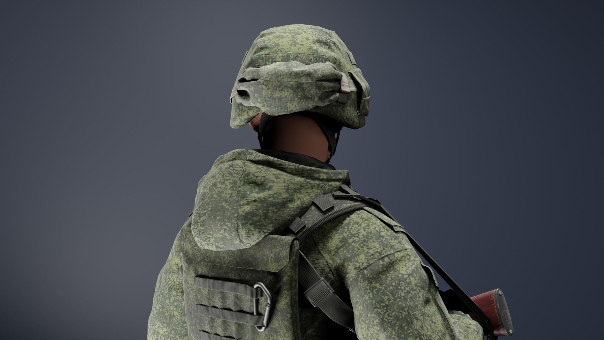 3D model Modern Russian Soldier Ratnik VR / AR / low-poly | CGTrader