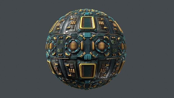 Cyberpunk Seamless PBR Texture 12 Texture | CGTrader