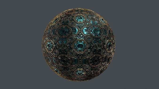 Steampunk Seamless PBR Texture 03 Texture | CGTrader
