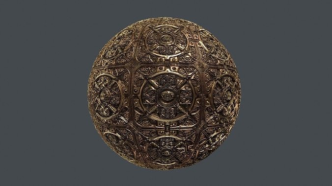 Steampunk Seamless PBR Texture 04 Texture | CGTrader