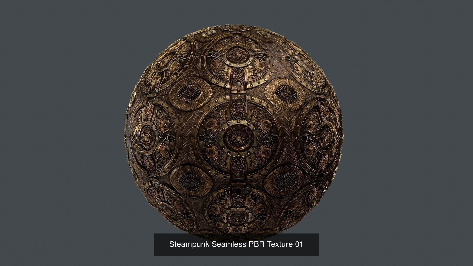 15 Steampunk Seamless PBR Textures 3D Model Collection | CGTrader
