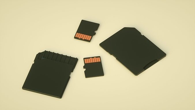 memory card computer accessories 3D model | CGTrader