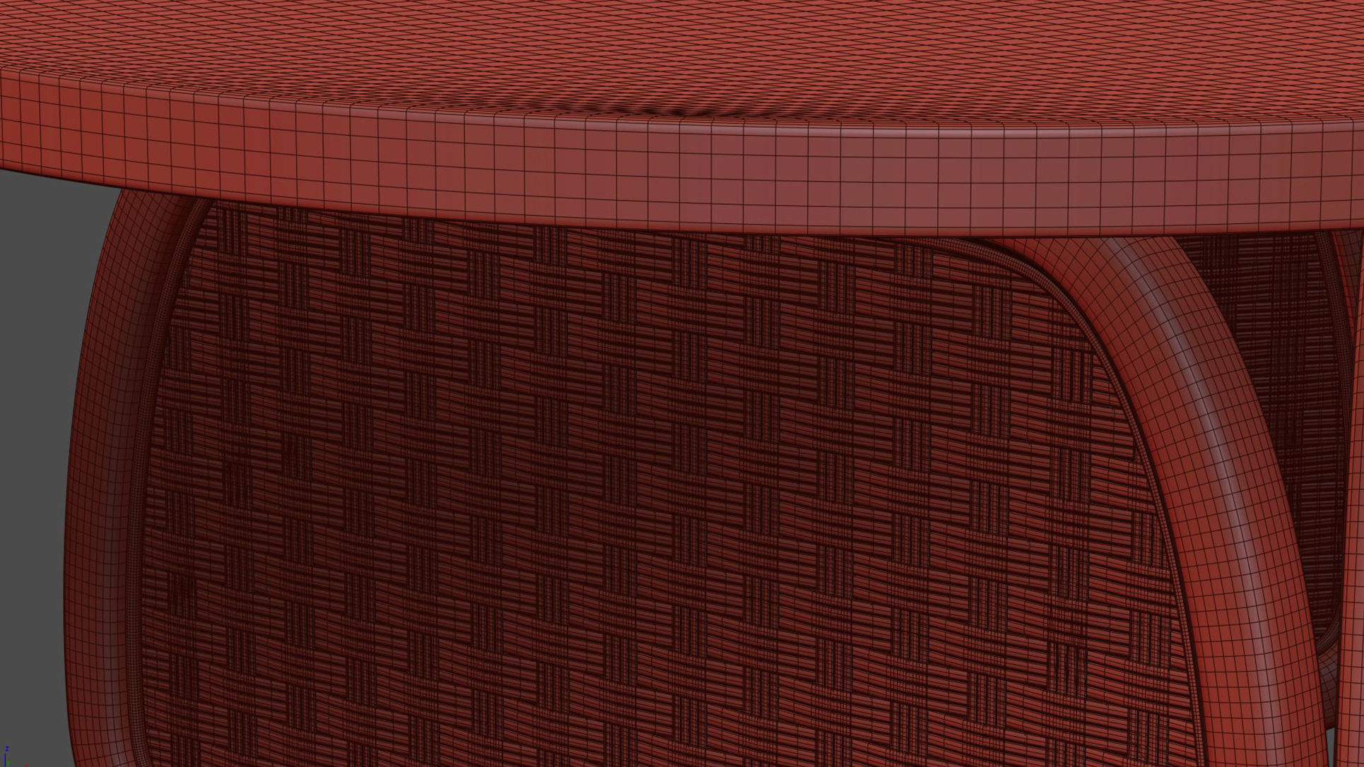 Lucy Rattan Round Table 3D model | CGTrader