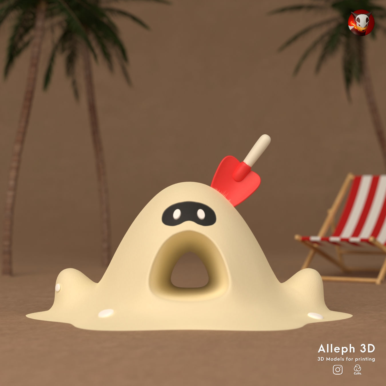 Pokemon sandygast evolution pack 3D model 3D printable | CGTrader