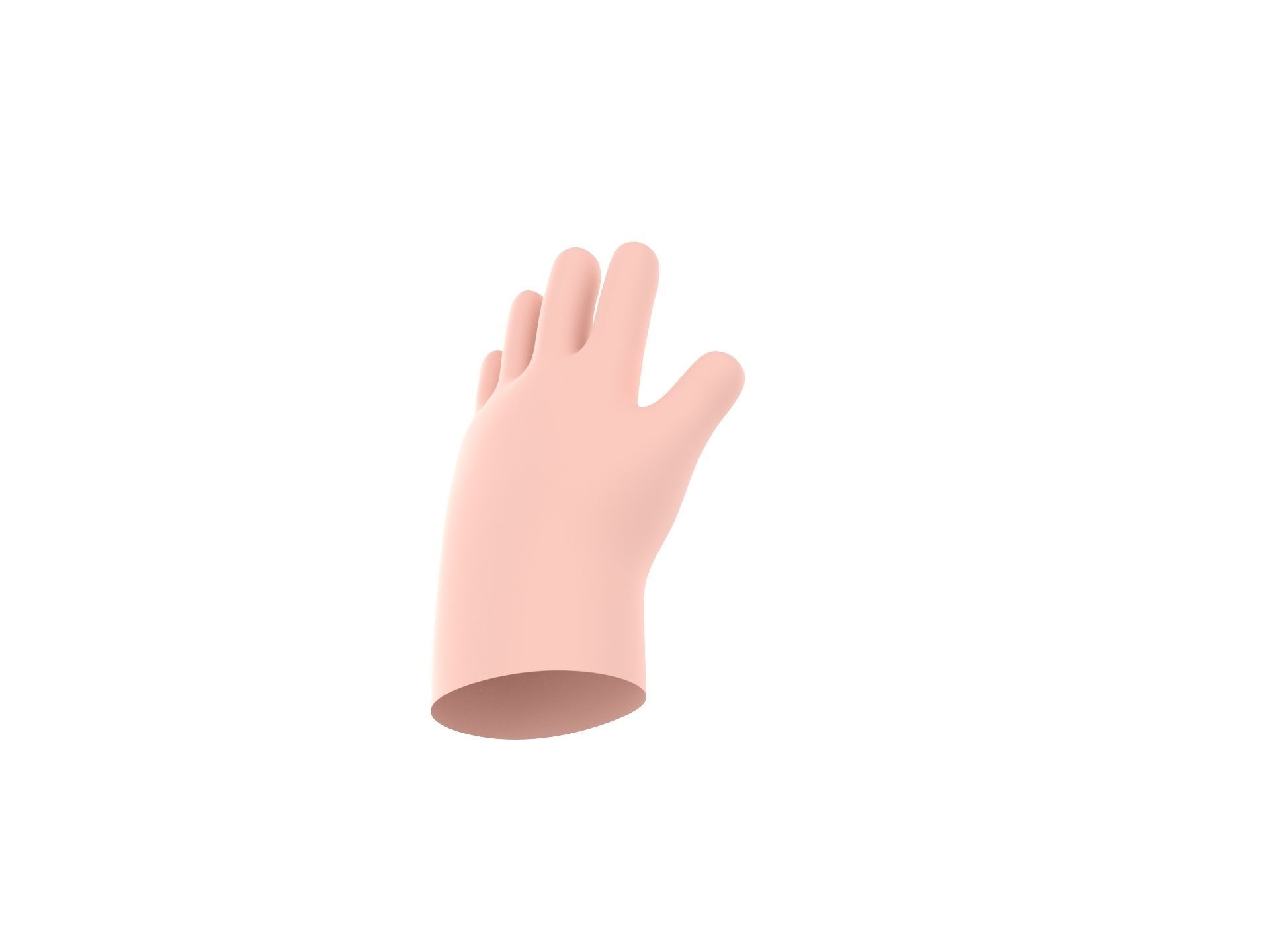 3D model Prop211 Cartoon Hand VR / AR / low-poly | CGTrader