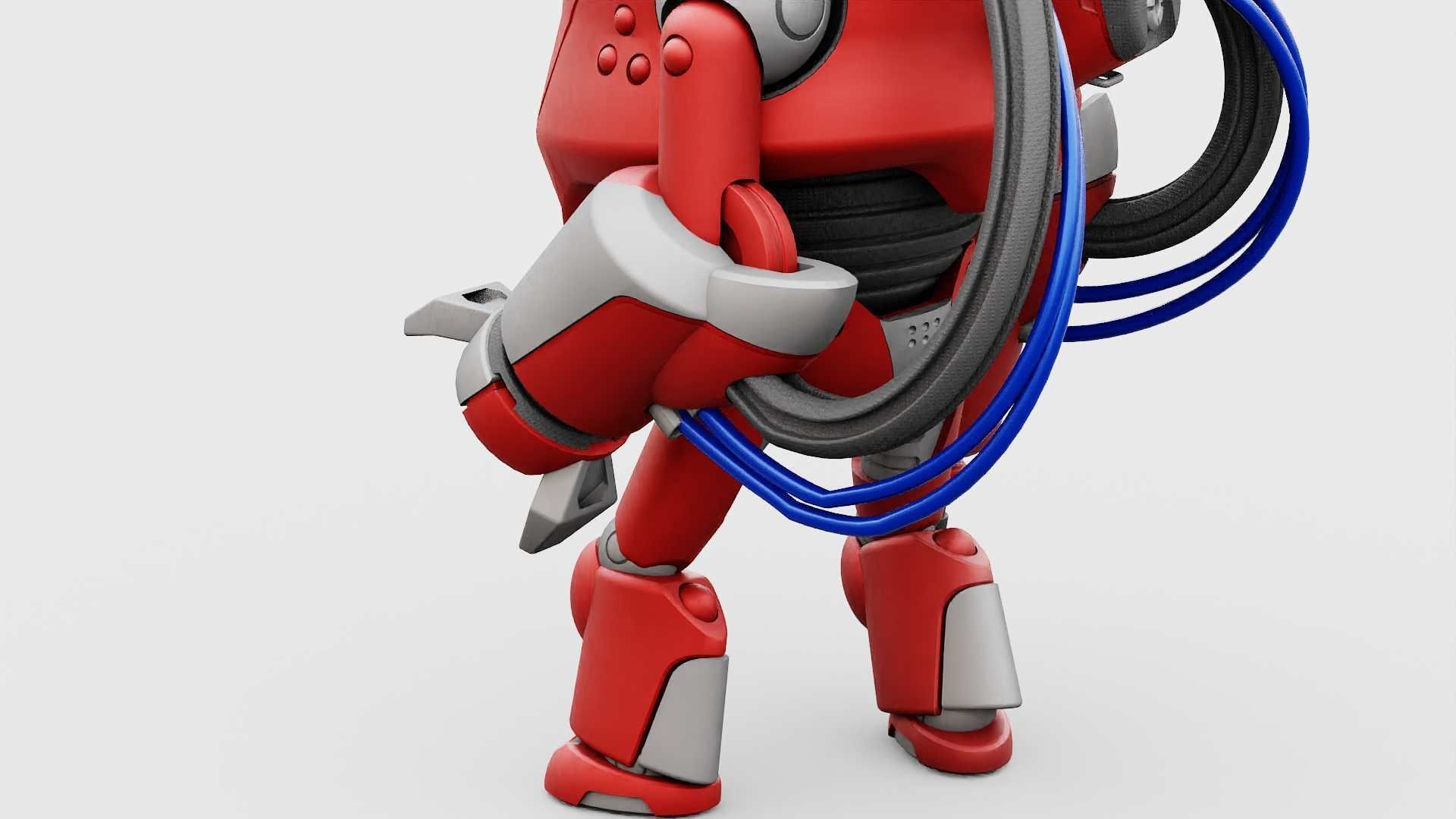 MARS MINERAL PICKER BOT RIGGED 3D model rigged | CGTrader