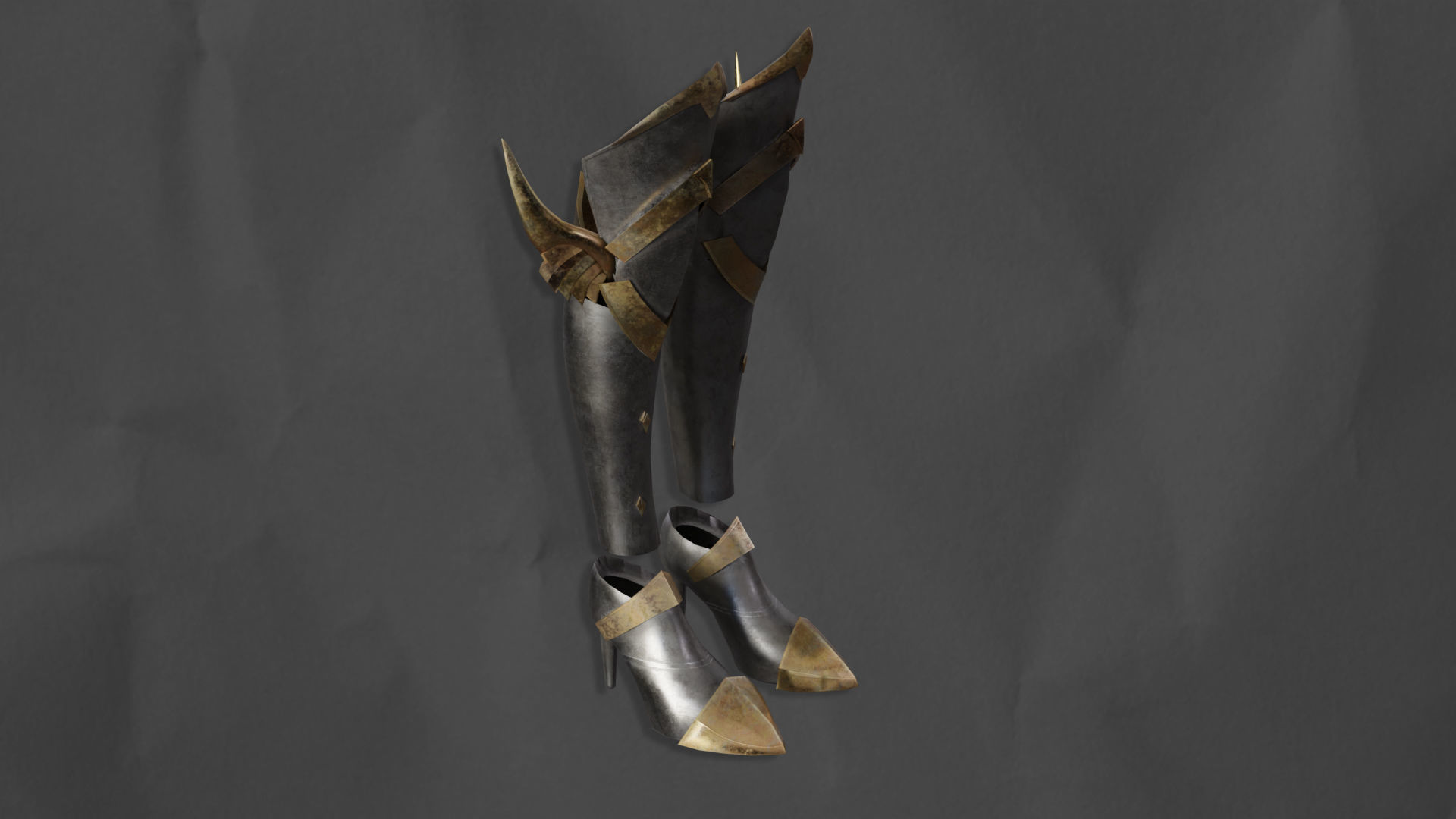 3D model Leg Armor game asset VR / AR / low-poly | CGTrader