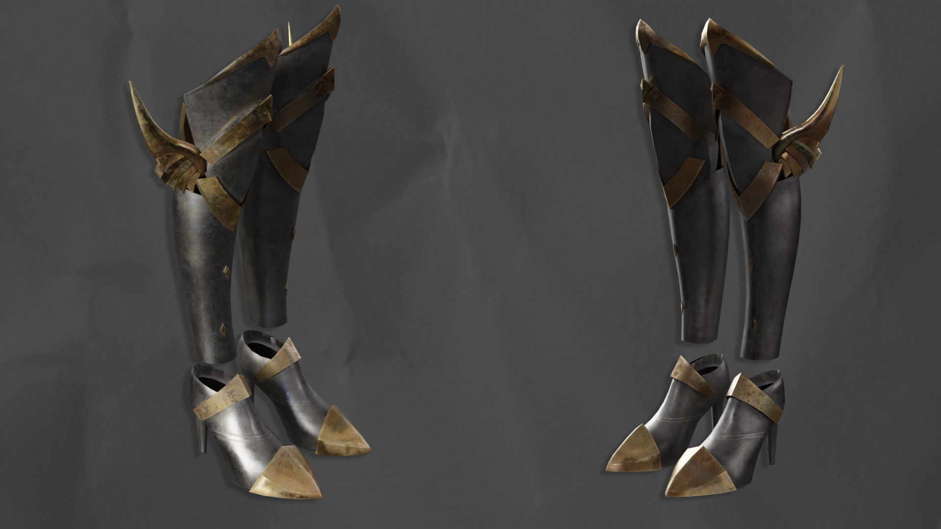3D model Leg Armor game asset VR / AR / low-poly | CGTrader
