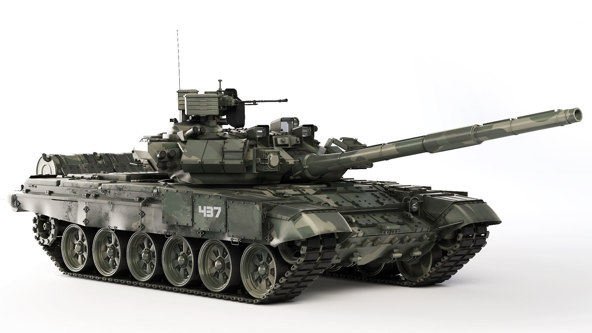 Tank T-90A 2010 3D model | CGTrader