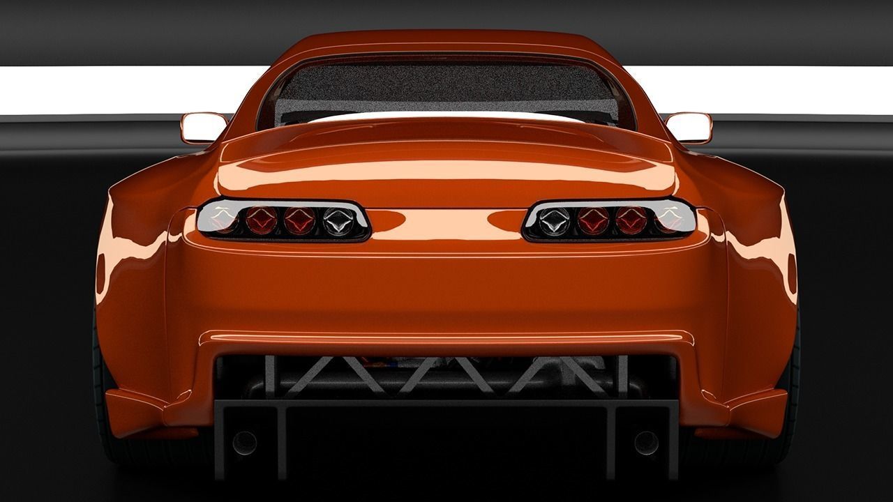 TOYOTA SUPRA free VR / AR / low-poly 3D model | CGTrader