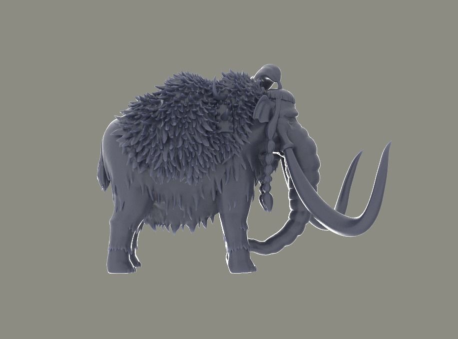 Jack the Drought Mammoth form 3D Model 3D model 3D printable | CGTrader