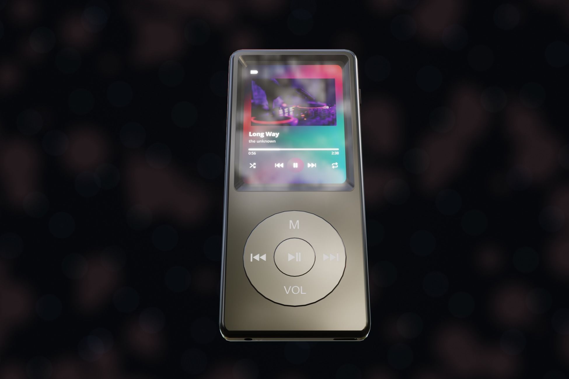 3D model iPod Music Player VR / AR / low-poly | CGTrader