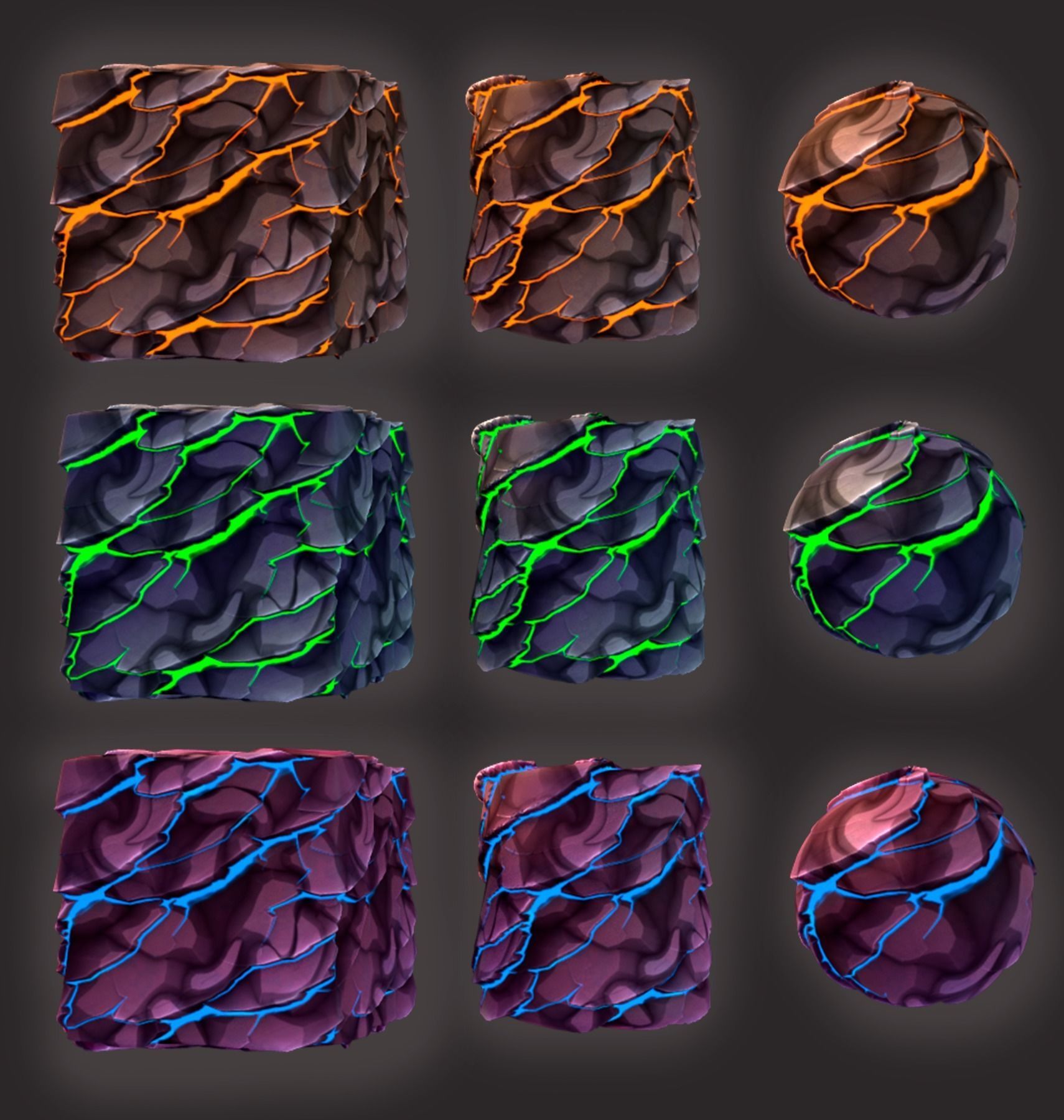 Stylized Volcanic Rock - Substance Designer Texture | CGTrader